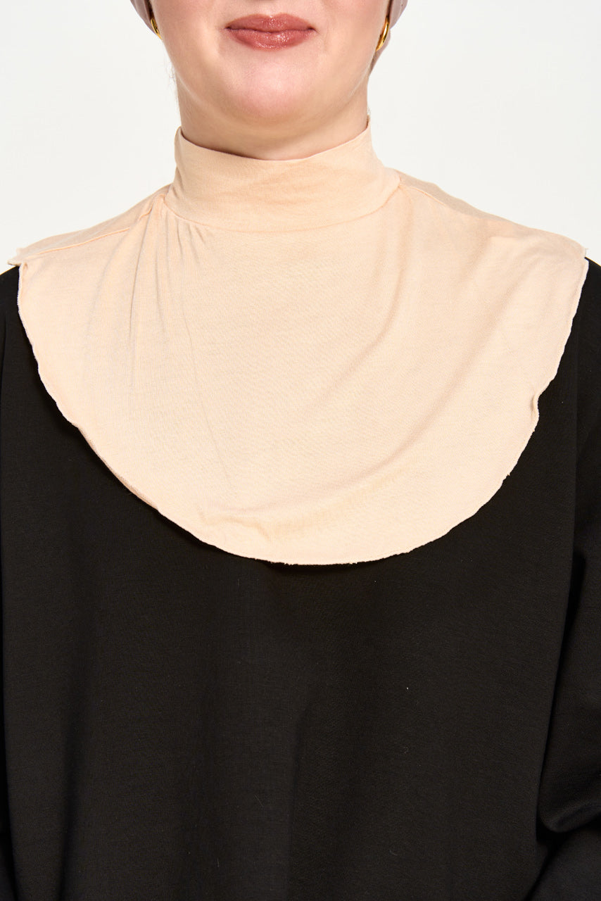 Modest Neck Cover - Bisque | Momina Hijabs