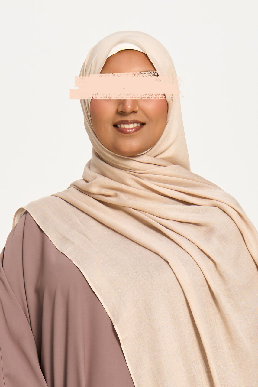 Luxury Maxi Modal Hijab - Linen | Momina Hijabs