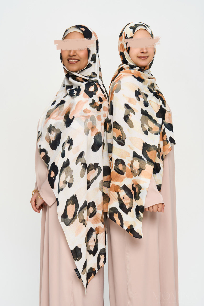 Printed Modal Hijab - Desert Muse | Momina Hijabs