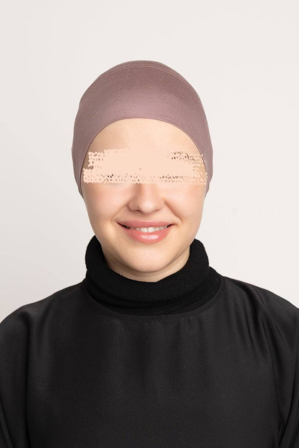 Premium Hijab Under Cap - Mocha | Momina Hijabs