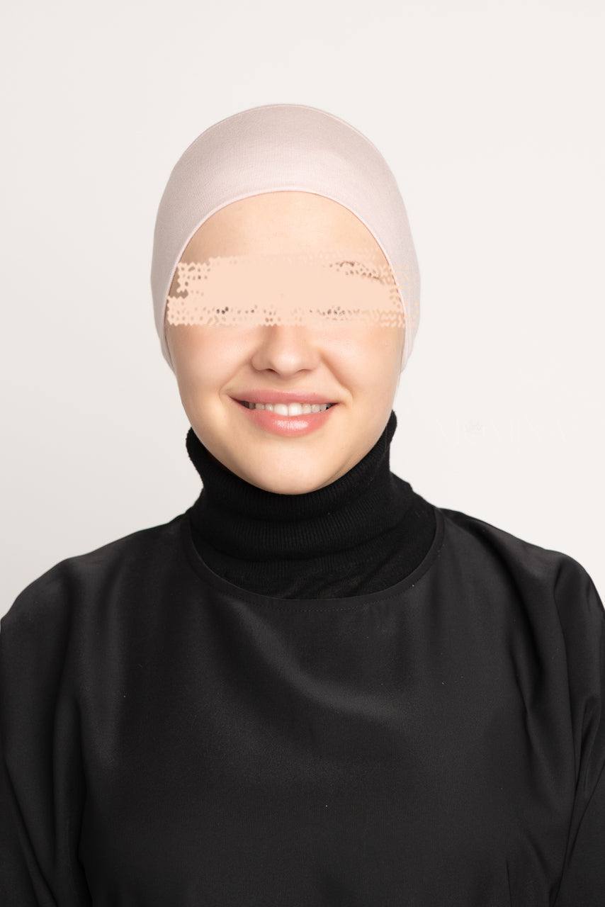 Premium Hijab Under Cap - Pink Pearl | Momina Hijabs