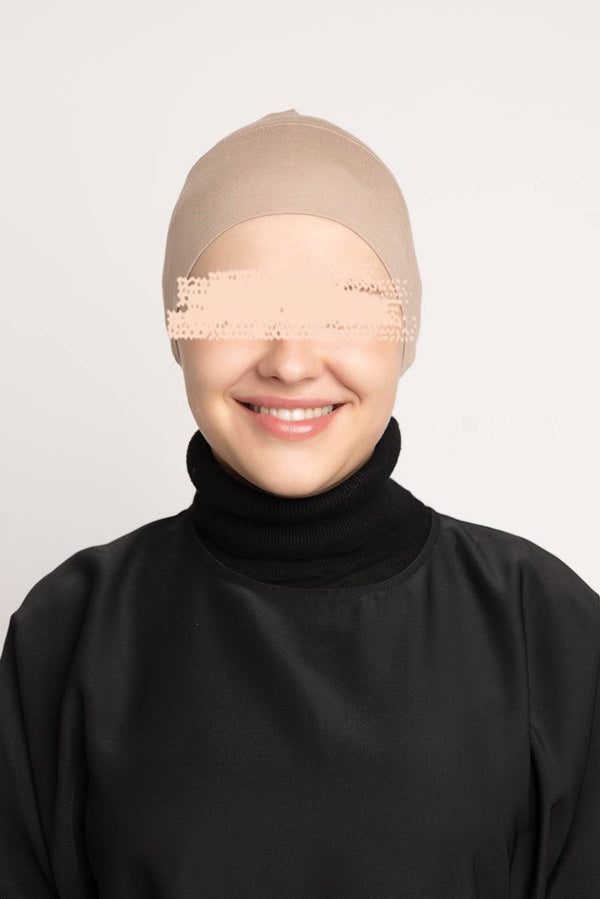 Premium Hijab Under Cap - Sand | Momina Hijabs